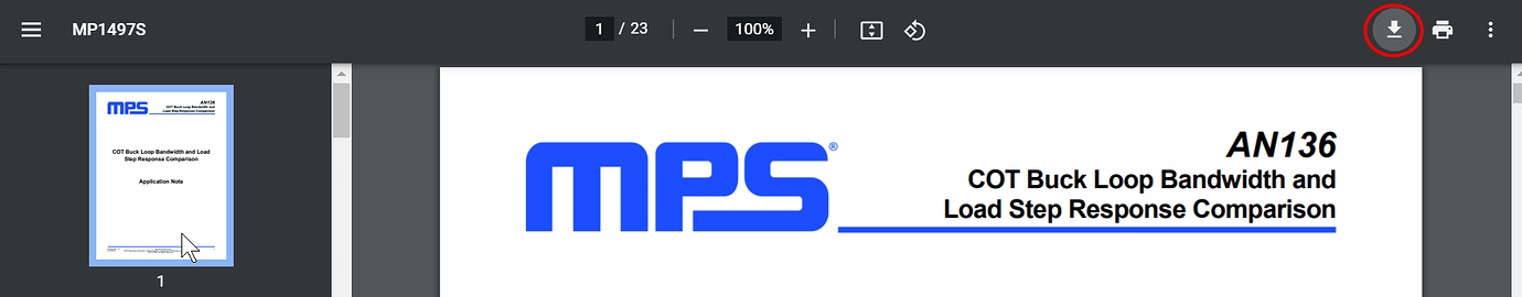恒定导通时间（COT）模式变换器的波特图 - DC-DC 功率转换 - MPS技术论坛