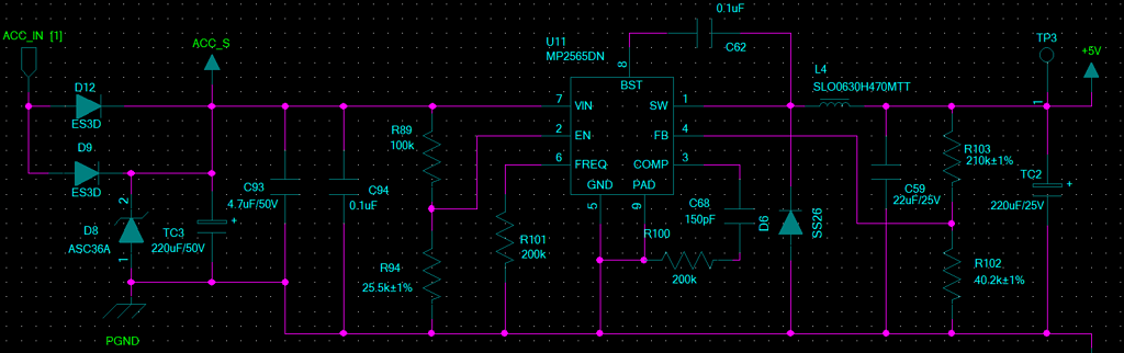 MP2565偶发烧的情况 - DC-DC 功率转换 - MPS技术论坛