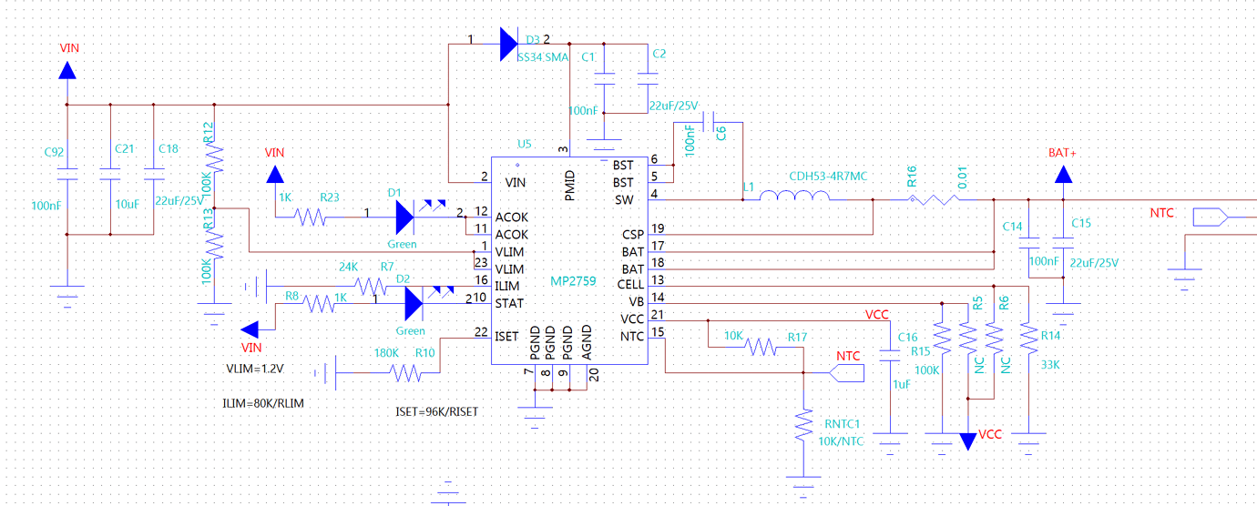 【MPS探索营+创意实现】+基于MP2759的4串锂电充电的气泵控制电路02设计 - 电池管理 - MPS技术论坛