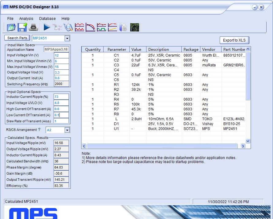 【MPS探索营+第二站】MPS DC/DC Designer windows版使用感受 - 电池管理 - MPS技术论坛