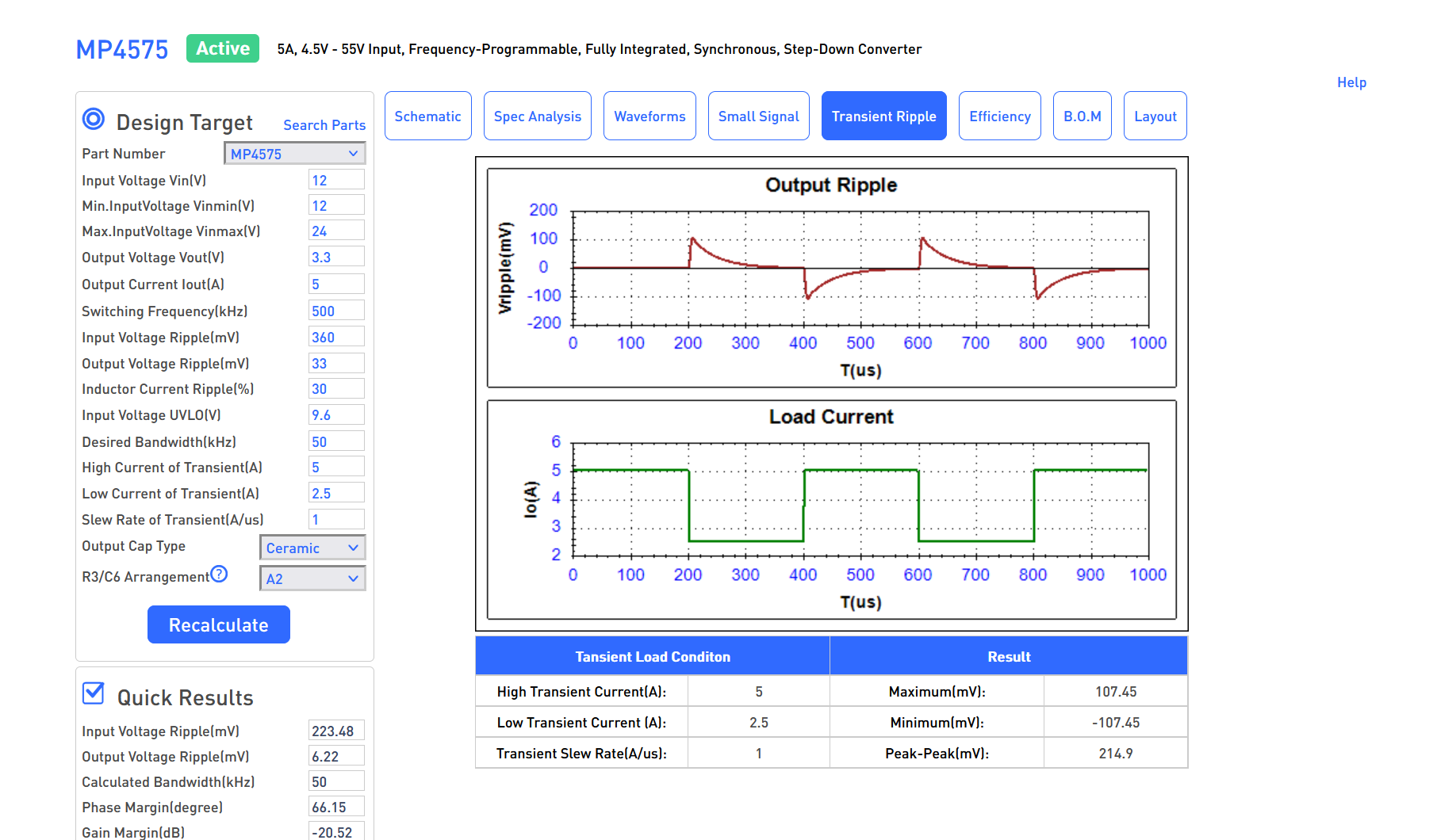 【DCDC设计】MPS DC-DC在线设计工具初体验 - 仿真工具和GUI - MPS技术论坛