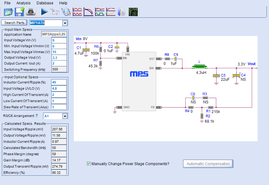 【MPS设计工具体验分享】DCDC软件设计指南及使用感受 - 仿真工具和GUI - MPS技术论坛
