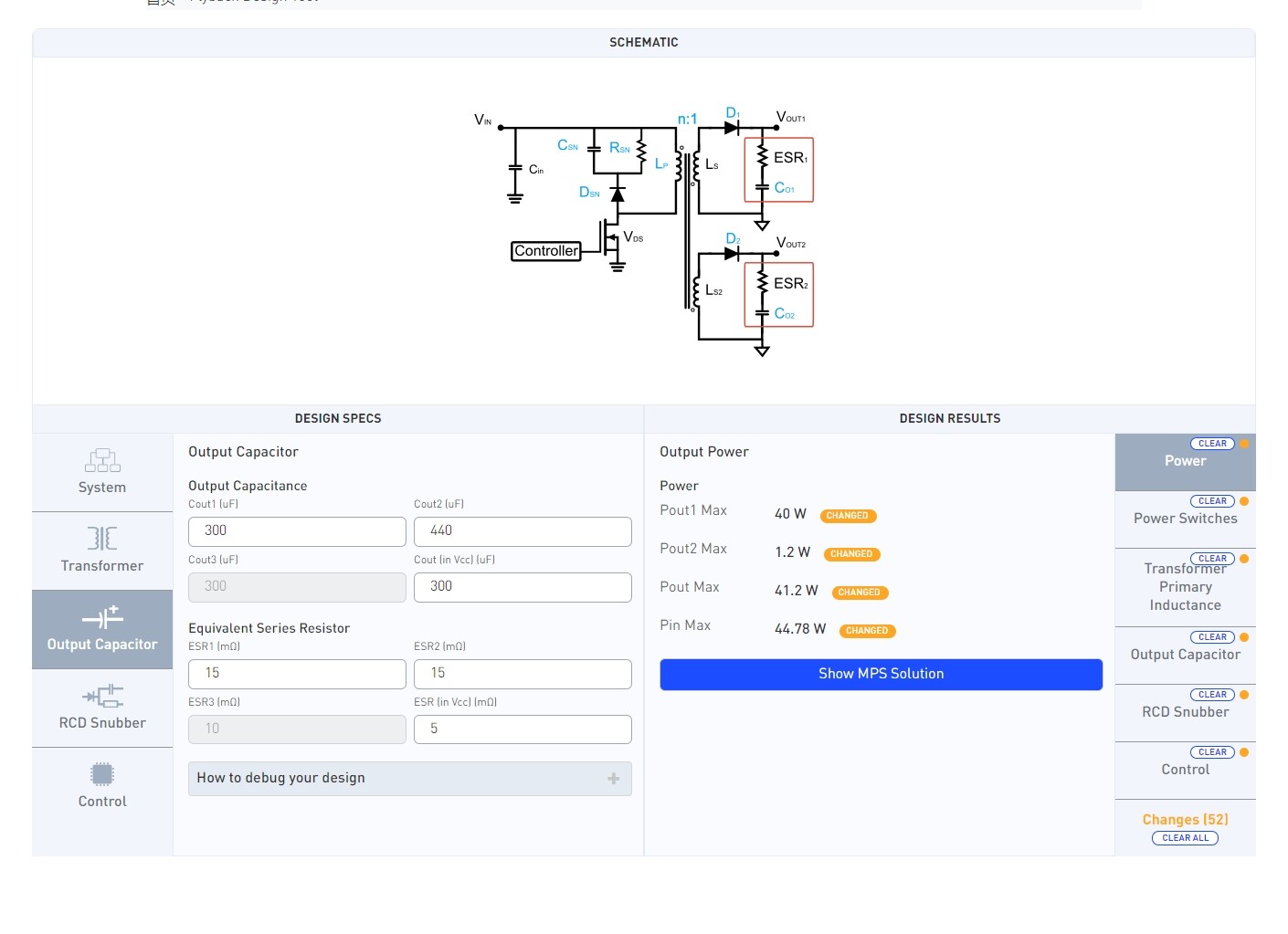 【MPS设计工具体验分享】之反激设计浅尝 - 仿真工具和GUI - MPS技术论坛