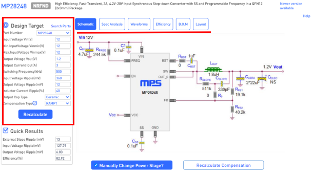 【DCDC设计】用户初体验 - 仿真工具和GUI - MPS技术论坛